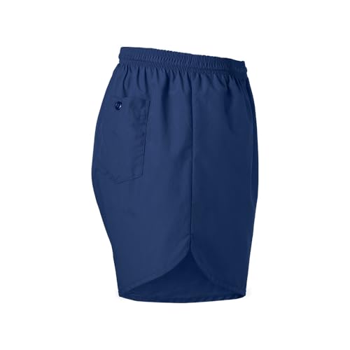 Soffe Men's Dri Running Shorts, Navy, Medium