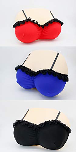 poceton Soft Boobs Pillow, 3D Memory Foam Sleep Pillow Creative Realistic Boobs Breasts Pillow Cushion, Sexy Couple Kawaii Toy Pillow Funny Gift (Blue)