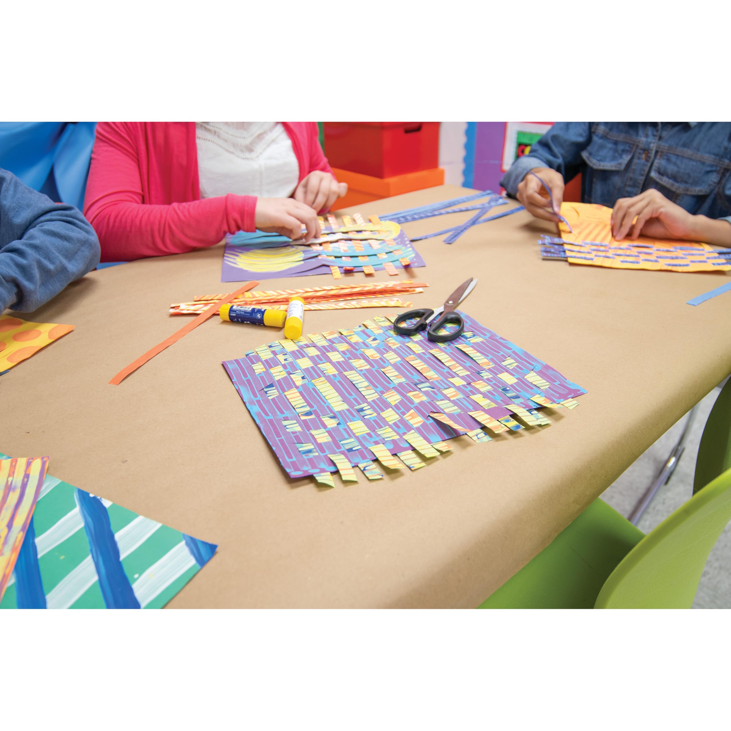 Tru-Ray® Construction Paper, 50% Recycled, 9" x 12" Brilliant Lime, Pack of 50