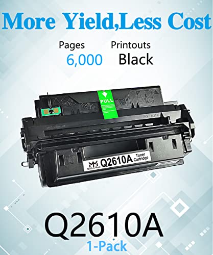 MM MUCH & MORE Compatible Toner Cartridge Replacement for Q2610A 10A 2610A for Laserjet 2300L 2300N 2300D 2300 2300DN 2300DTN Printers (1-Pack, Black)