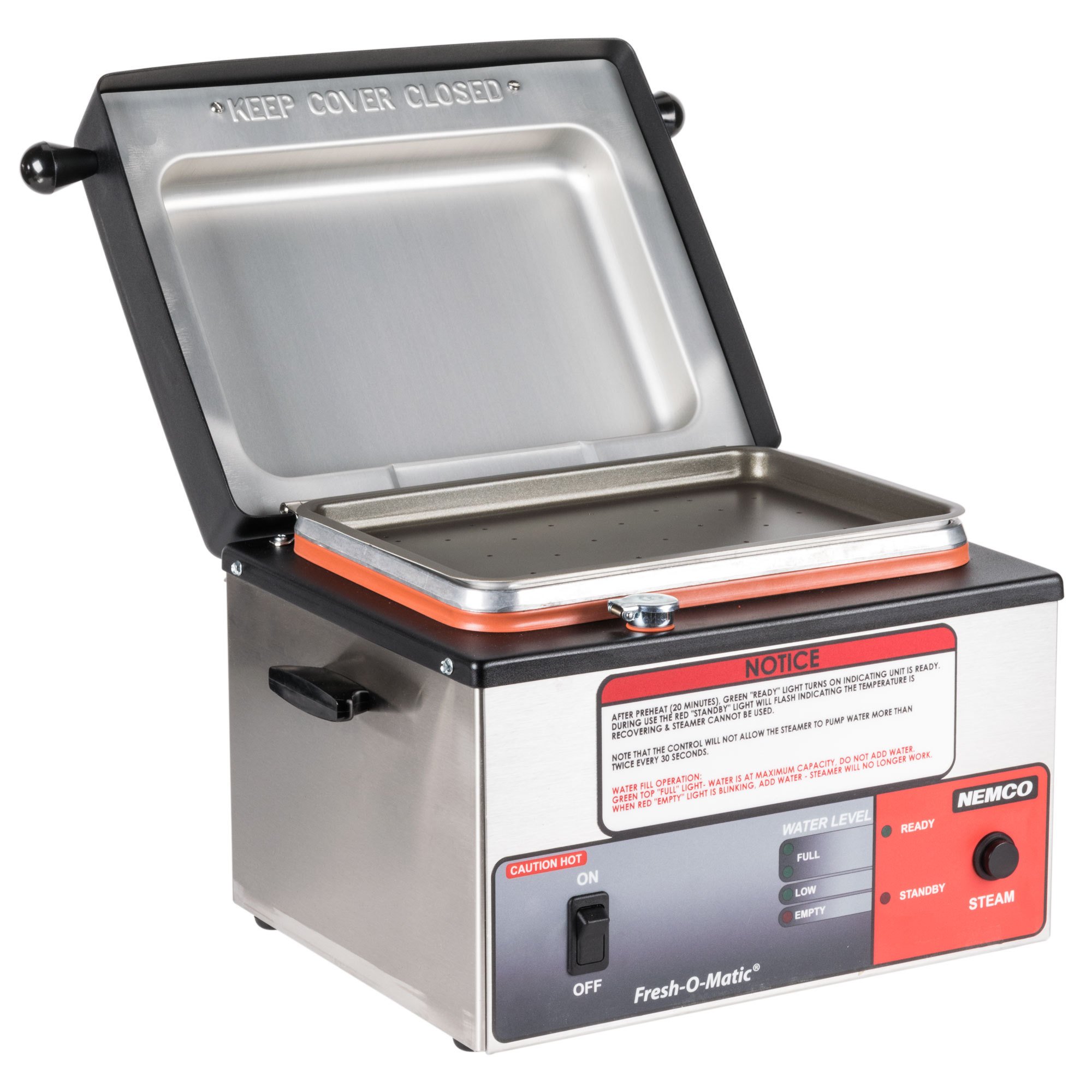 Nemco 6625B Fresh-O-Matic Countertop Rethermalizer and Tortilla/Portion Steamer - 120V