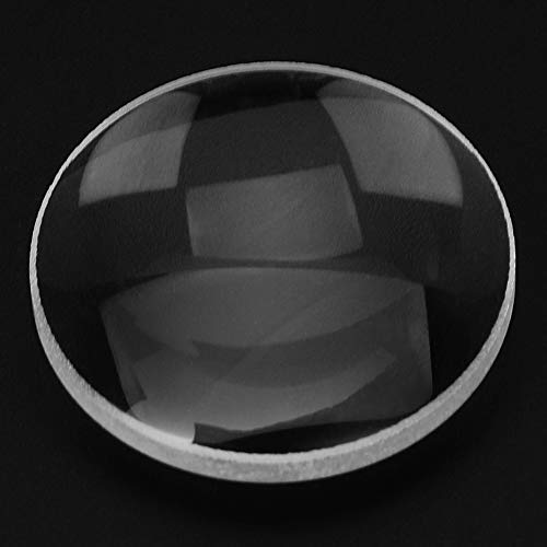 yangsense Double Convex Lens, 30mm Diameter Optical Glass Convex Lens, 2.5 X Magnifying Factor for DIY Magnifying Lens Physical Optics Experiment Lens Physics Classrooms
