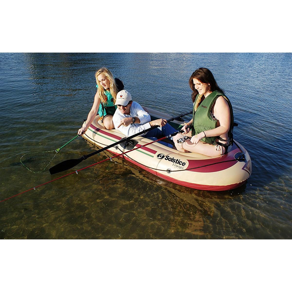 Solstice Voyager Inflatable Boat - 4-Person