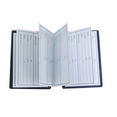 Wallet Size Magnetic Phone Book, 3.50" x 2.50", 1 Silver