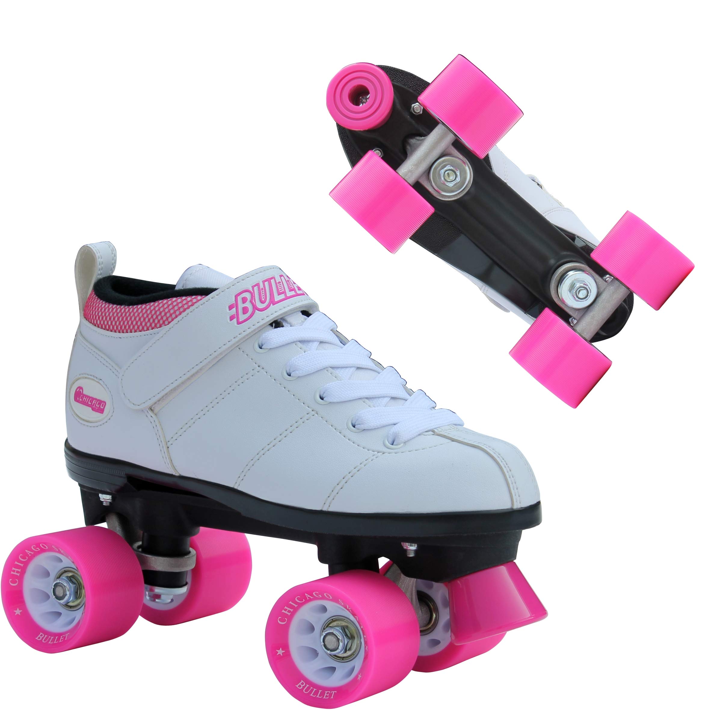 Chicago Skates Bullet Ladies Speed Skate –White Size 4 (B-100W-04)