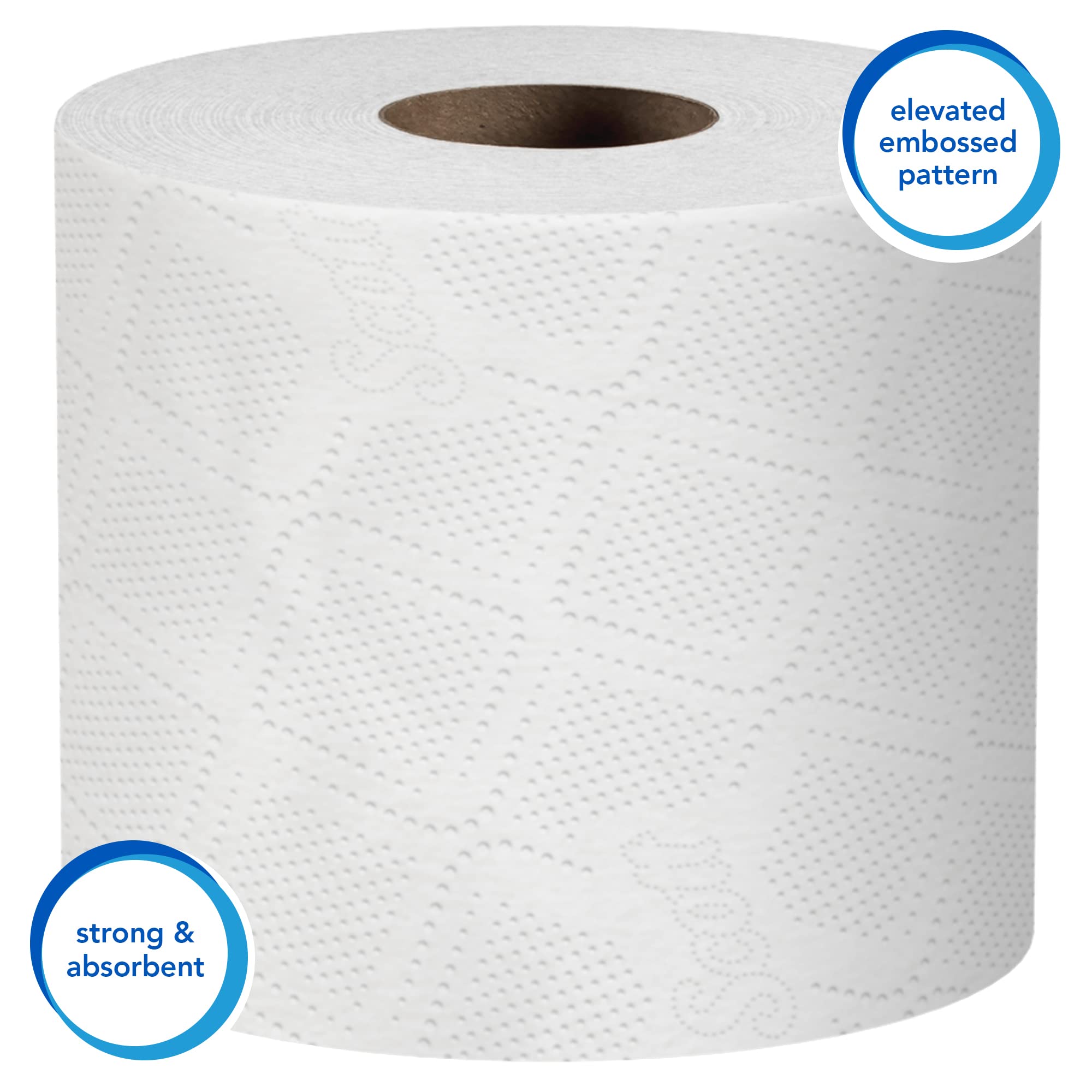 Scott® Professional Standard Roll Bathroom Tissue (05102), White, 80 Rolls/Case, 1,210 Sheets/Roll, 96,800 Sheets/Case