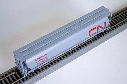 Bachmann Trains - Canadian 4 Bay Cylindrical Grain Hopper - Canadian National - HO Scale