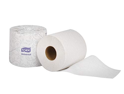 Tork Bath Tissue Roll Universal 2-ply For everyday use at home Biodegradable 4.375x3.75", 500 sheets/roll, 96 rolls/case
