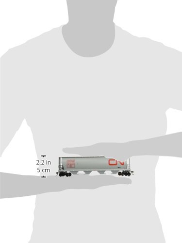 Bachmann Trains - Canadian 4 Bay Cylindrical Grain Hopper - Canadian National - HO Scale