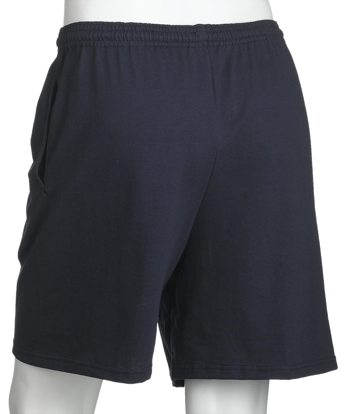 Russell Athletic Men's Cotton Baseline Short with Pockets, Navy, X-Large