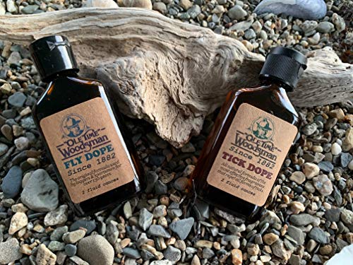 Ole Time Woodsman Since 1882 Fly Dope and Tick Dope Combo Pack in The USA