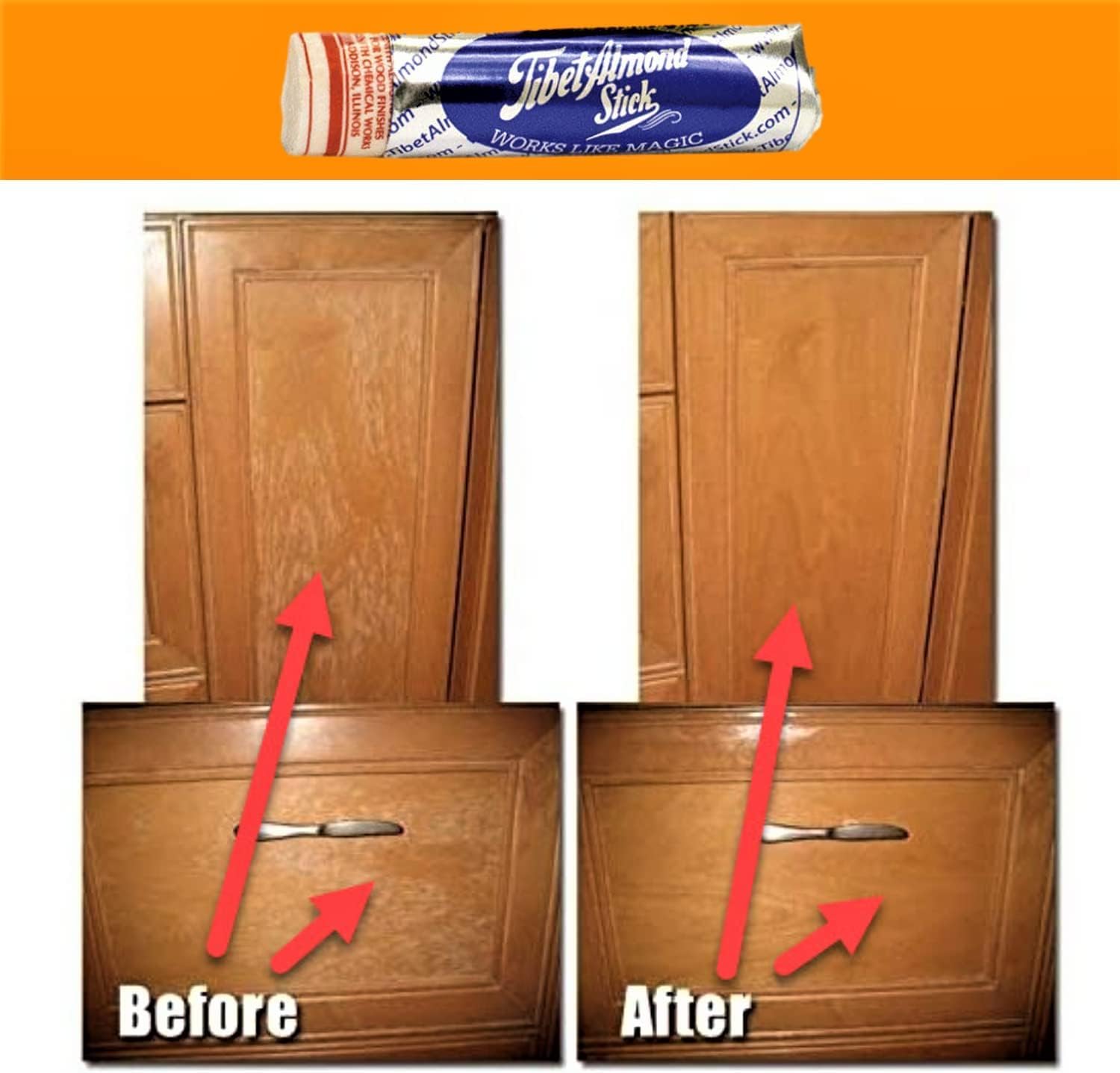 Tibet Almond Stick Scratch Remover Covers And Removers For Wooden Surfaces In Colorless