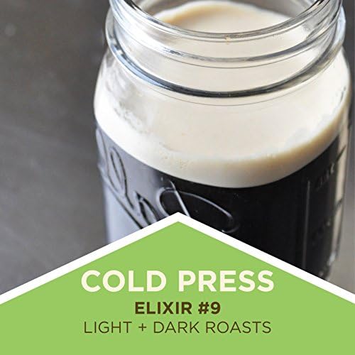 Tiny Footprint Coffee - Organic Cold Brew & Press Elixir | Blend of Light & Dark Roasts | Shade-Gown Ground Coffee, Carbon Negative, 16 Ounce