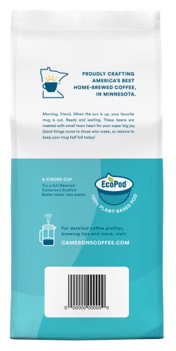 Cameron's Coffee Roasted Ground Coffee Bag, Decaf French Roast, 10 Ounce (Pack of 3)