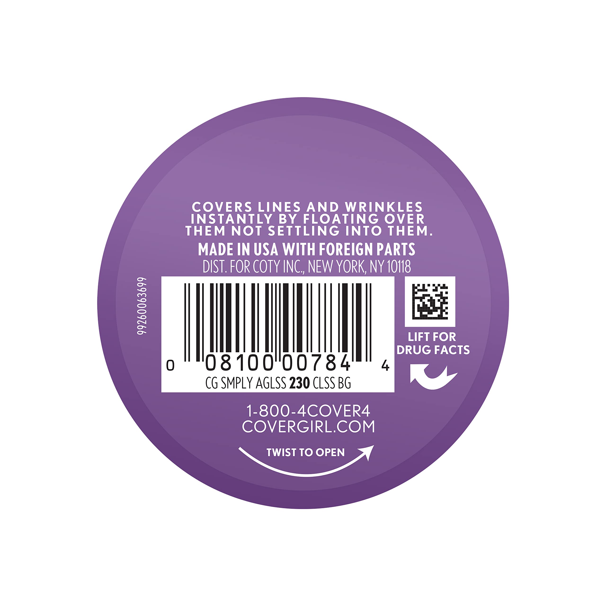 COVERGIRL & Olay Simply Ageless Instant Wrinkle-Defying Foundation, Classic Beige, 0.4 Fl Oz (Pack of 1)