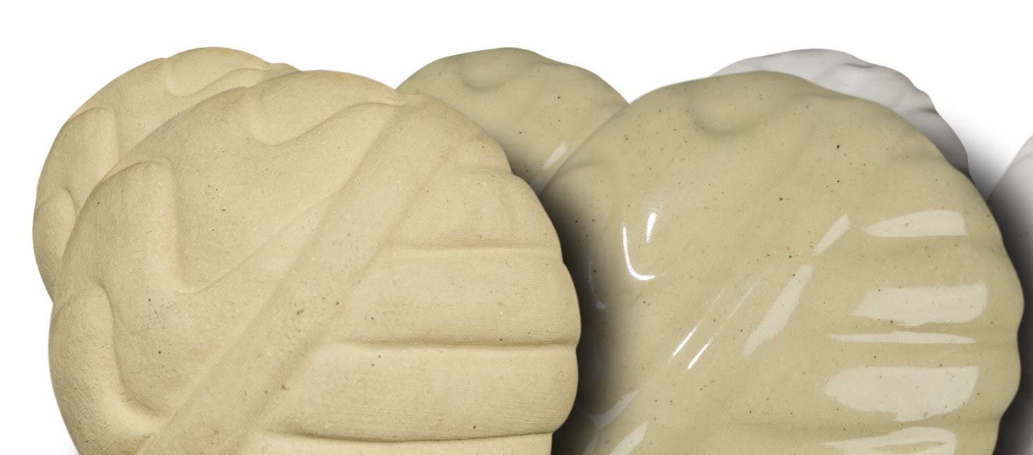 AMACO High Fire Moist Non Toxic Stoneware Clay, 50 lb, Buff No. 46, Brown 45083X