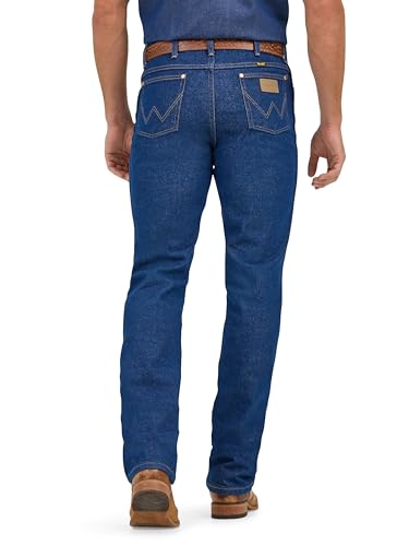 Wrangler Men's Cowboy Cut Slim Fit Jean, Prewashed Indigo, 30W x 36L
