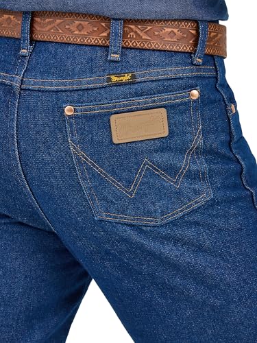 Wrangler Men's Cowboy Cut Slim Fit Jean, Prewashed Indigo, 30W x 36L
