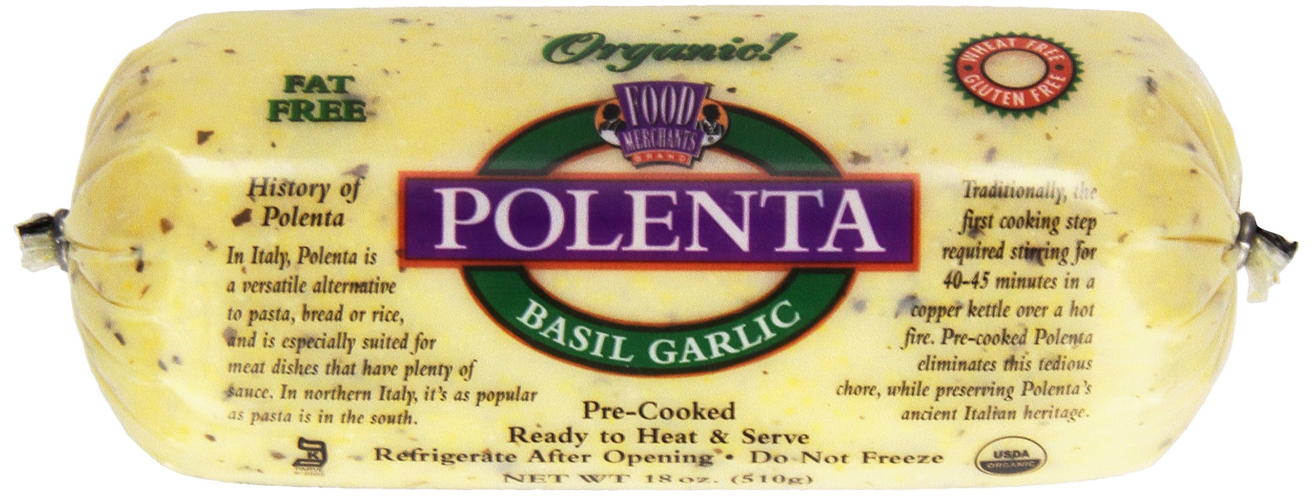 POLENTA BASIL & GRLC ORG