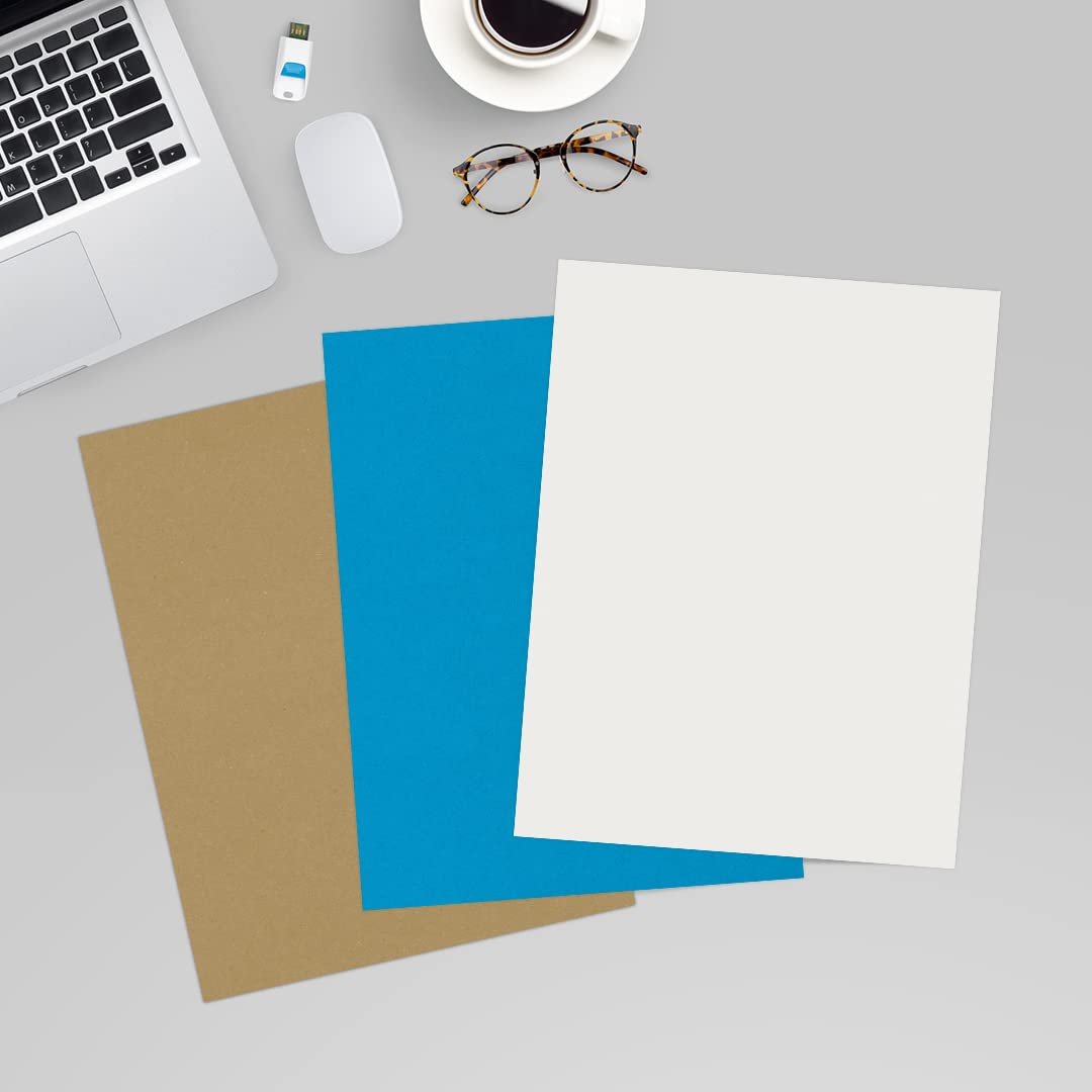LUXPaper 8.5" x 11" Paper | Letter Size | Natural White | 32lb. (80lb. Text) | 100% Cotton | 50 Qty