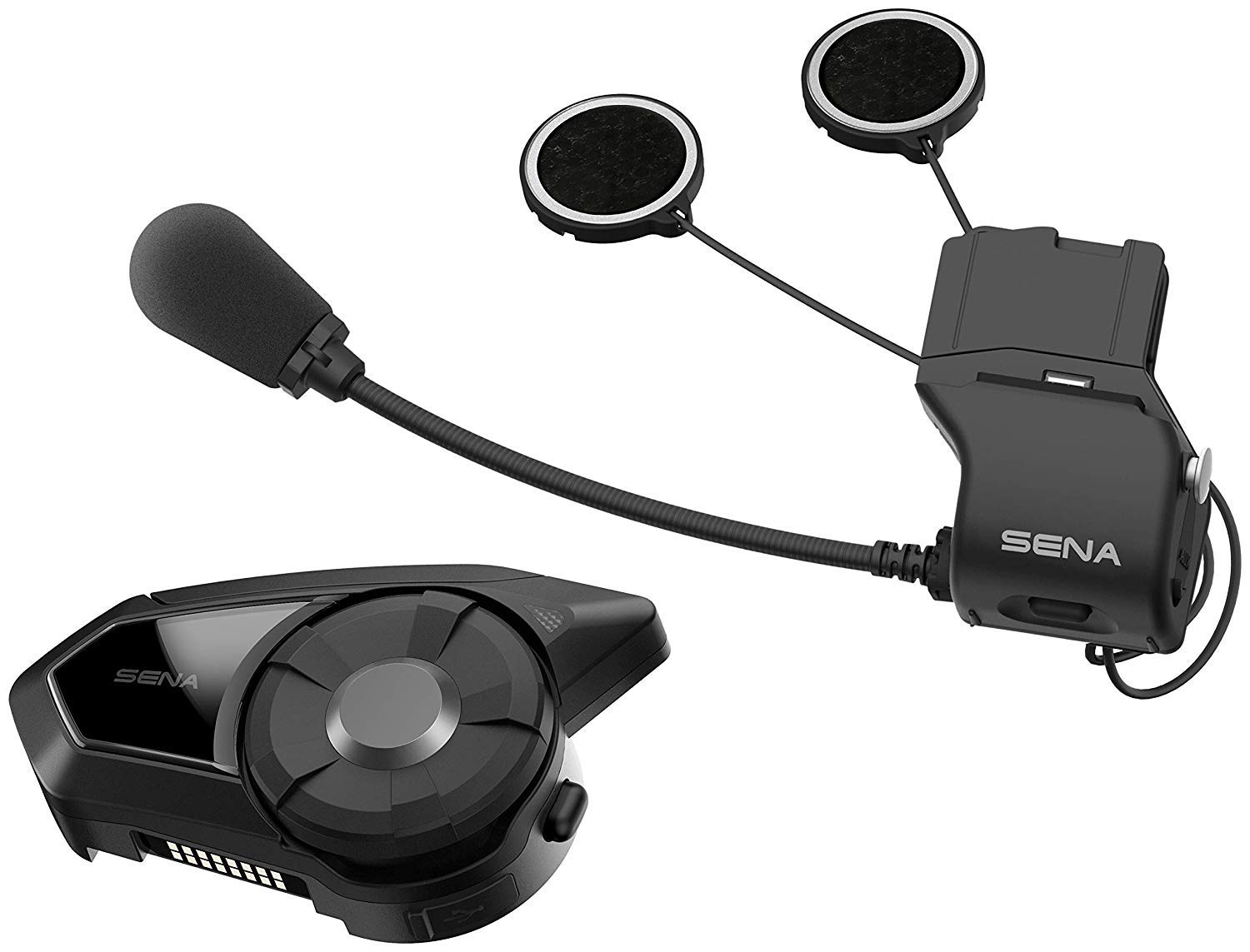 Sena 30K-01 Motorcycle Bluetooth Headset/Mesh Communication System (Single)