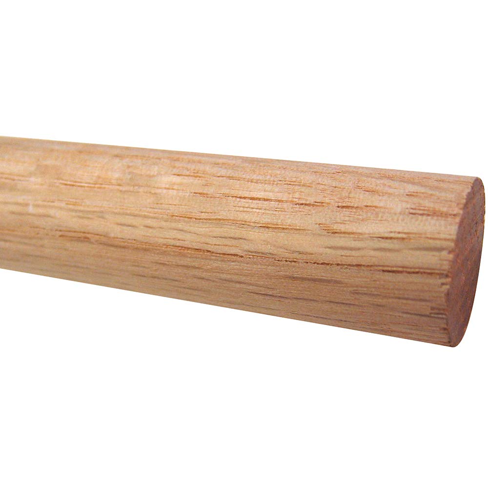 36" x 1/4" Wood Dowel Rods Red Oak