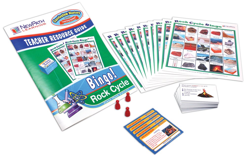 NewPath Learning - 24-6017 Rock Cycle Bingo Game, Grade 5-9