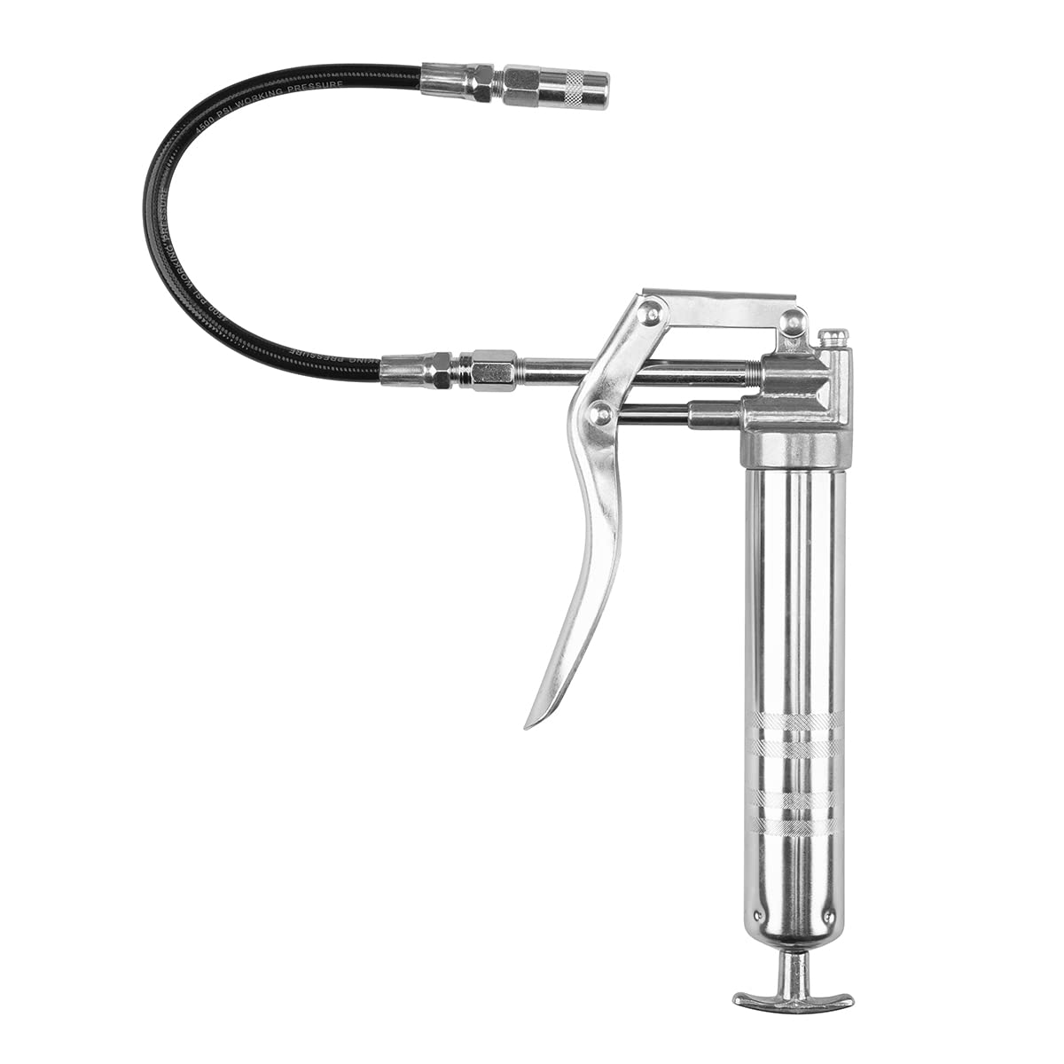 Workforce Mini Grease Gun, for 3 oz. Cartridges, 12 In. Flexible Extension, 4 In. Rigid Extension - L1305