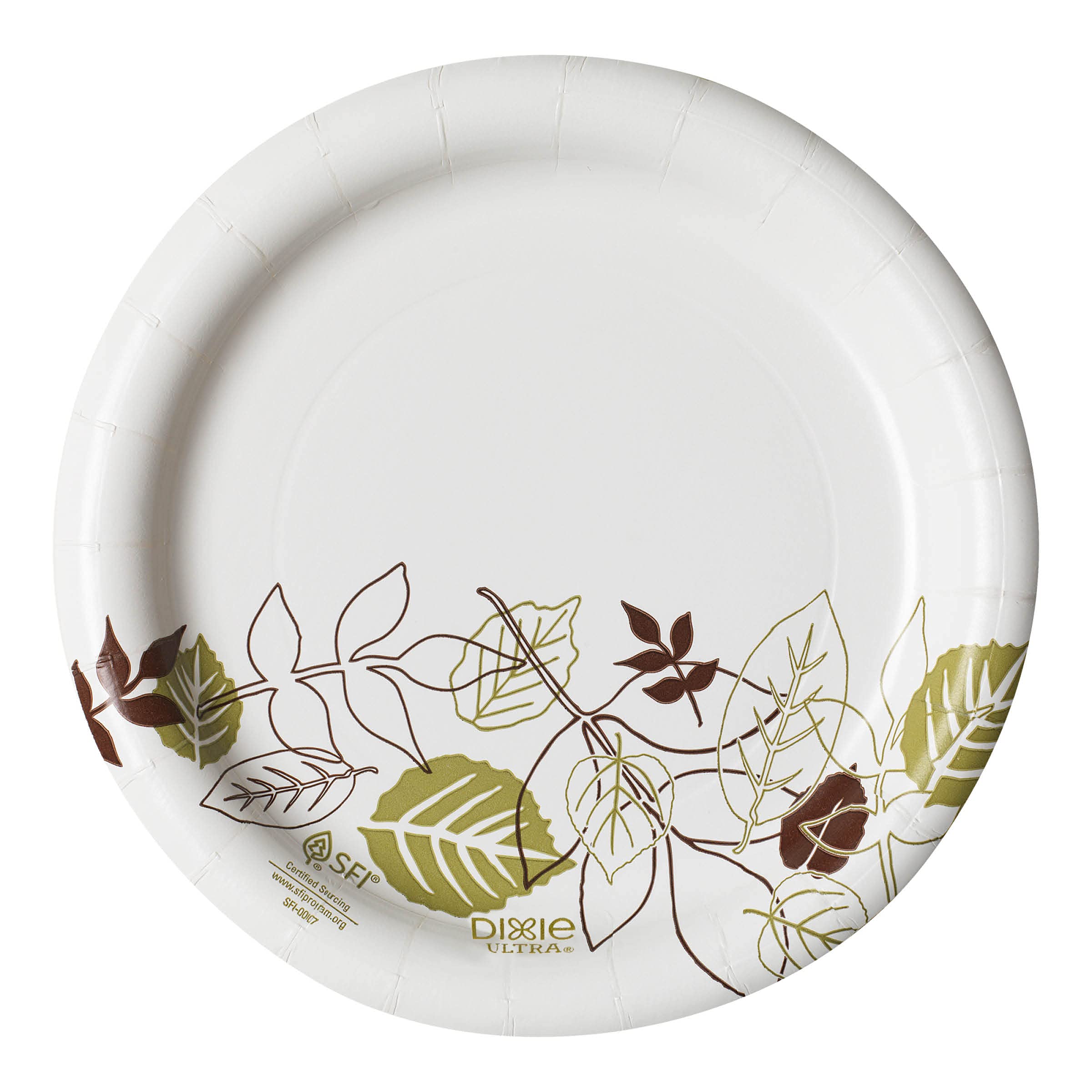 Dixie 6 7/8" Medium-Weight Paper Plates by GP PRO (Georgia-Pacific), Pathways, UX7WS (CASE), 125 Count (Pack of 4), Total 500
