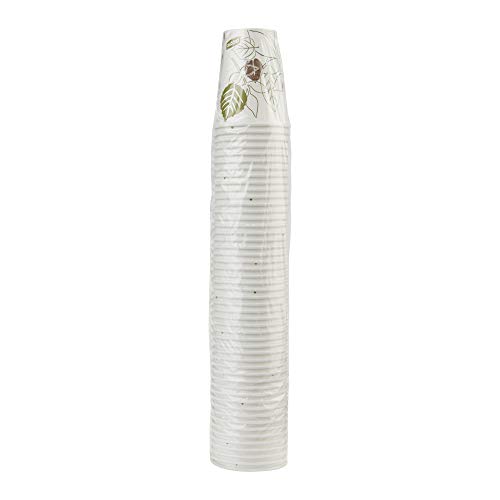 Georgia-Pacific Dixie Paper Hot Coffee Cup, 8 oz, Pathways, 2338PATH, 20 Packs/50 Count per Pack