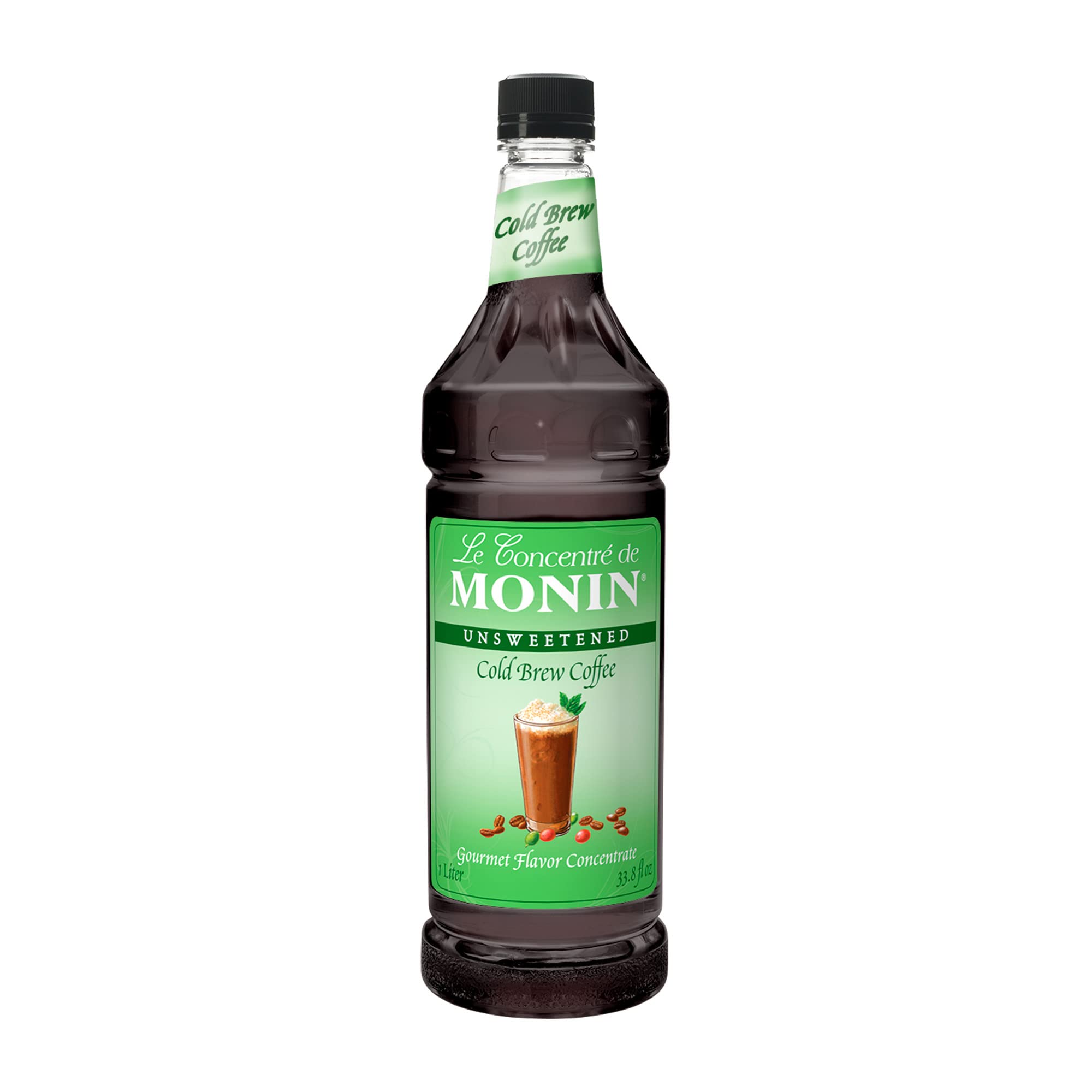 Monins Cold Brew Coffee Concentrate - New & Improved Version - 1 Liter