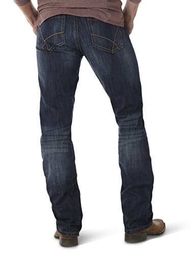 Wrangler mens 20x No. 42 Vintage Boot Cut jeans, River Denim, 34W x 36L US