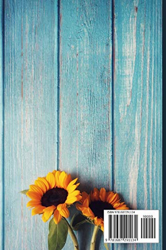 Address Book: Organizer and Notes with Alphabetical Tabs Rustic Sunflower Cover