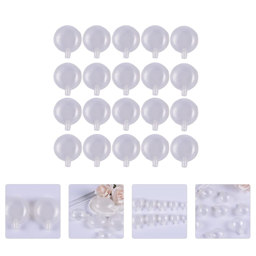 Toyvian 100pcs Rattle Box Repair Toy Squeakers Rattle Balls Rattles Boxes Mixed for Sewing in Noise Maker Insert Pet Baby Toys 27mm