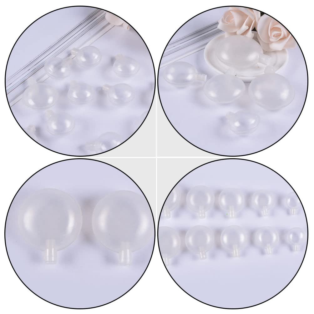 Toyvian 100pcs Rattle Box Repair Toy Squeakers Rattle Balls Rattles Boxes Mixed for Sewing in Noise Maker Insert Pet Baby Toys 27mm