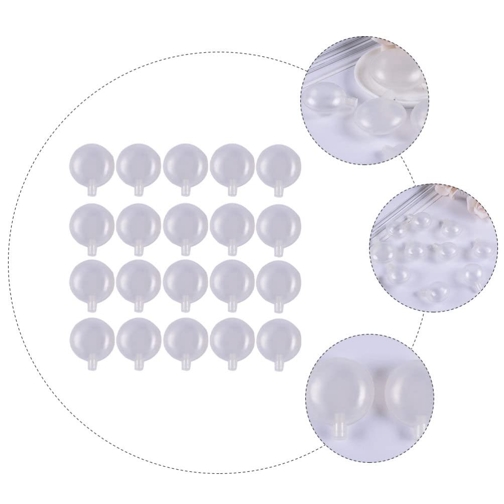 Toyvian 100pcs Rattle Box Repair Toy Squeakers Rattle Balls Rattles Boxes Mixed for Sewing in Noise Maker Insert Pet Baby Toys 27mm