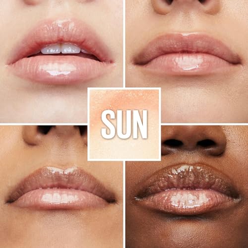 Maybelline Lifter Gloss, Hydrating Lip Gloss with Hyaluronic Acid, Sun, Clear Neutral, 0.18 Ounce