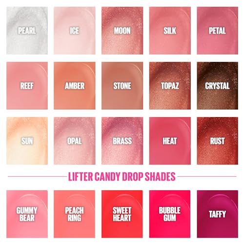Maybelline Lifter Gloss, Hydrating Lip Gloss with Hyaluronic Acid, Sun, Clear Neutral, 0.18 Ounce
