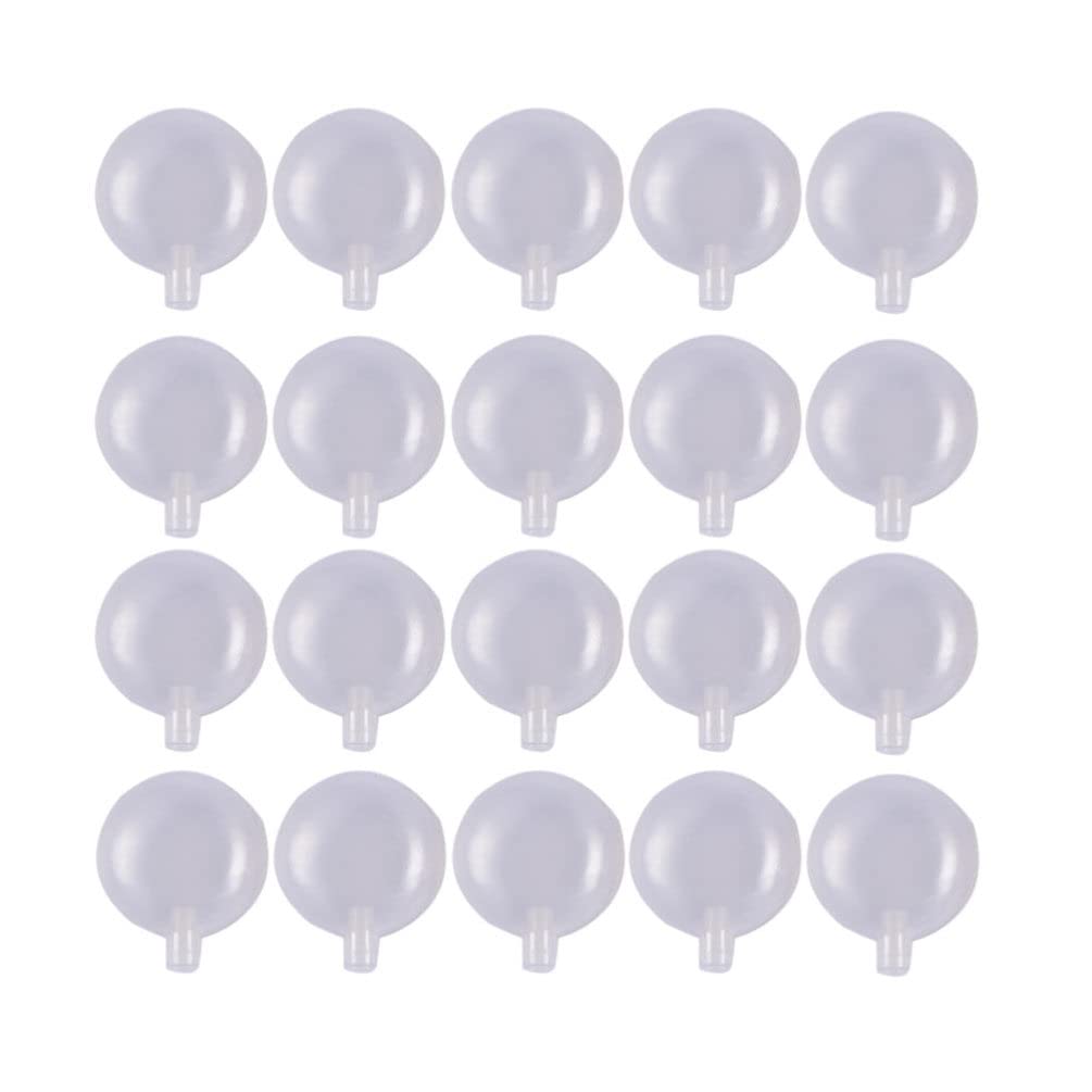 Toyvian 100pcs Rattle Box Repair Toy Squeakers Rattle Balls Rattles Boxes Mixed for Sewing in Noise Maker Insert Pet Baby Toys 27mm