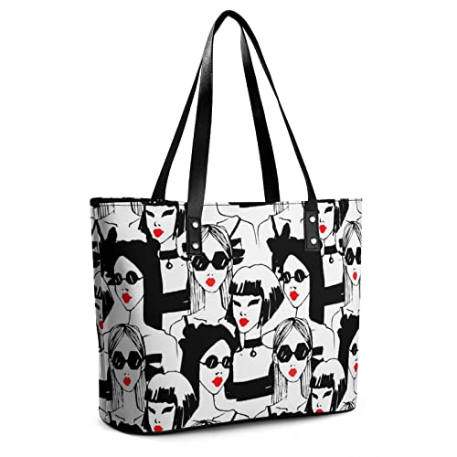 Womens Handbag Girls Leather Tote Bag Top Handle Satchel Bags For Lady