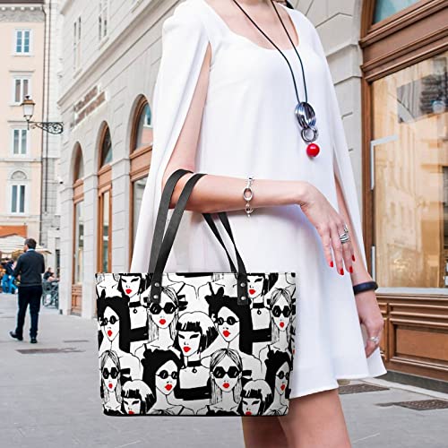 Womens Handbag Girls Leather Tote Bag Top Handle Satchel Bags For Lady