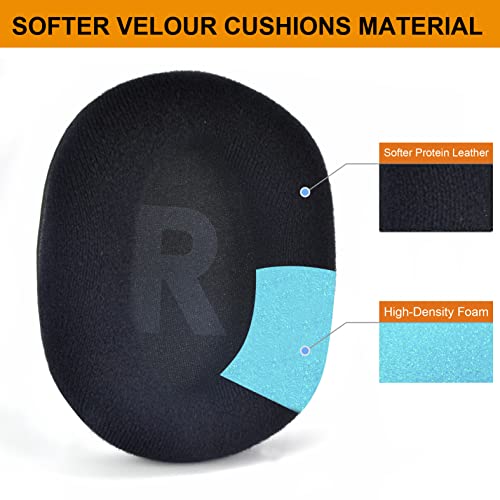 defean Replacement G Pro X Ear Pads Earpads Cover Ear Cushion Compatible with Logitech G Pro/G Pro X Gaming Headphones (Velour)