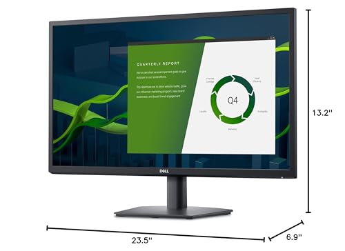 Dell E2722H 27" LED LCD Monitor - 16:9 - Black