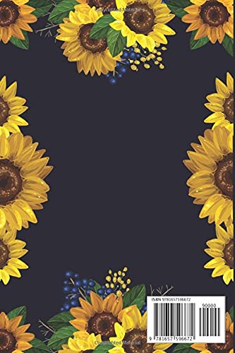 Address Book: Birthdays & Address Book For Addresses, Telephone, Email, Alphabetical Organizer Sunflower Cover (Flower Notebook Journal)