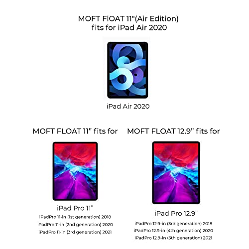 MOFT Float Slim Stand&Case for iPad Pro 11", iPad Pro 12.9" and iPad Air 2020 with Adjustable Height and Angle