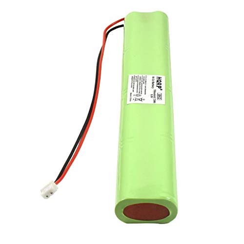 HQRP Emergency Exit Light Battery Compatible with Unitech BBAT0043A Lithonia ELB-B003 ELB-B004 BAT9.6V700 AA700MAH AA900MAH 9.6v 700mAh Ni-CD BBATOO43A