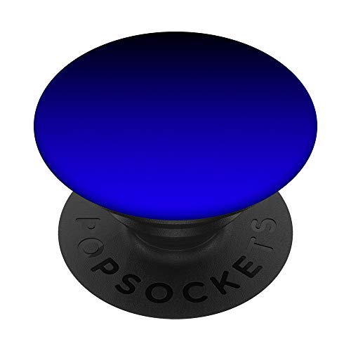 Pretty Gradient Aesthetic Colorful Blue & Black Ombre Color PopSockets PopGrip: Swappable Grip for Phones & Tablets