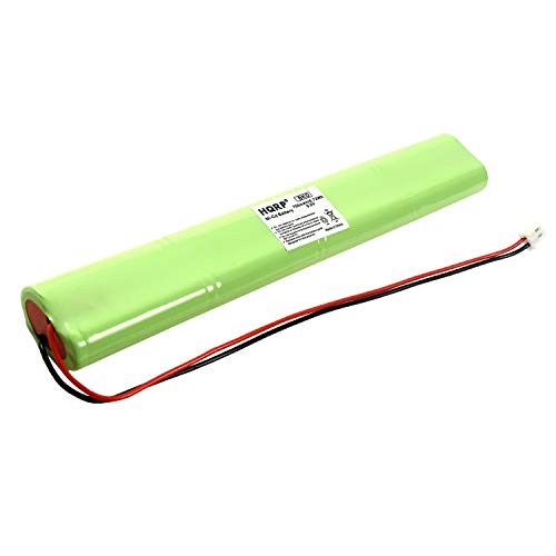 HQRP Emergency Exit Light Battery Compatible with Unitech BBAT0043A Lithonia ELB-B003 ELB-B004 BAT9.6V700 AA700MAH AA900MAH 9.6v 700mAh Ni-CD BBATOO43A