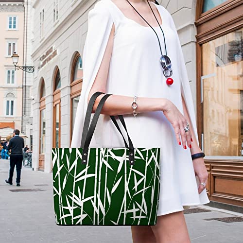 Womens Handbag Leaves Leather Tote Bag Top Handle Satchel Bags For Lady
