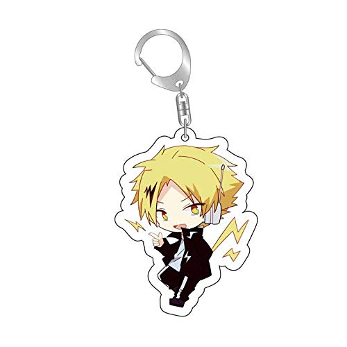 WillZephyr My hero one's justice double-sided acrylic keychain Midoriya Izuku Todoroki Shoto pendant (6Pcs)